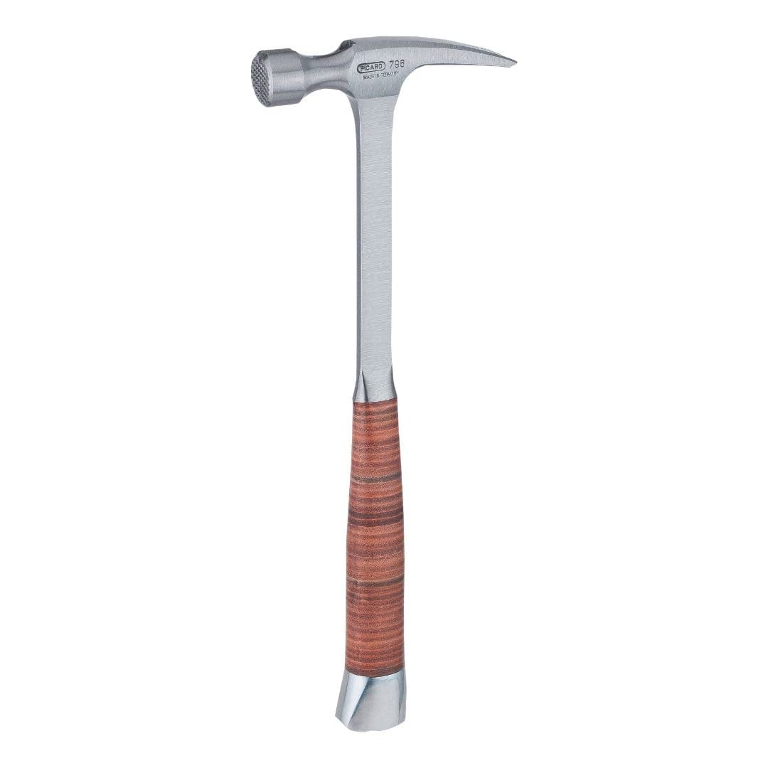 Framing Hammer Checkered Face, Solid Steel, Extra Long Handle with ...