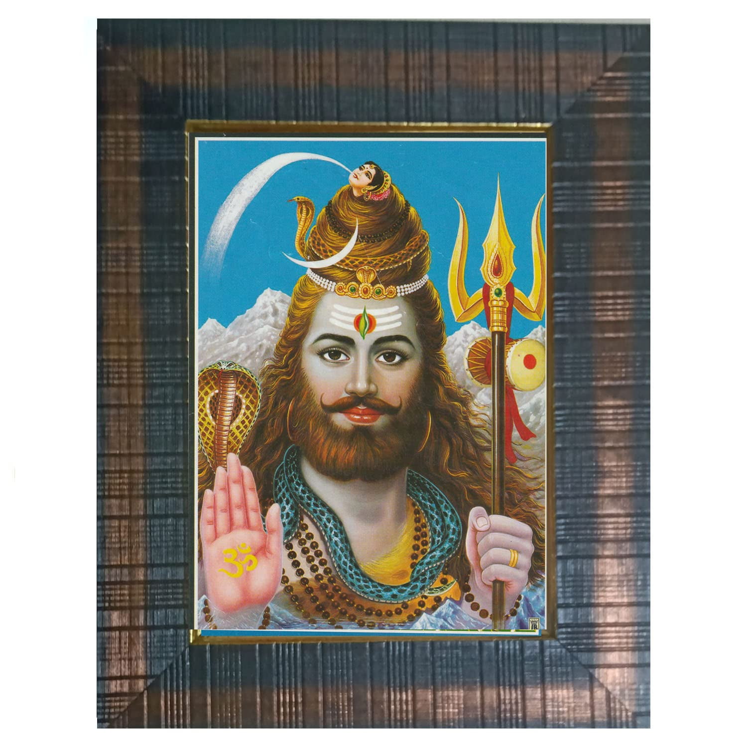 Framtastic Lord Shiva Photo Frame Small Size for Pooja Room - Walmart.com