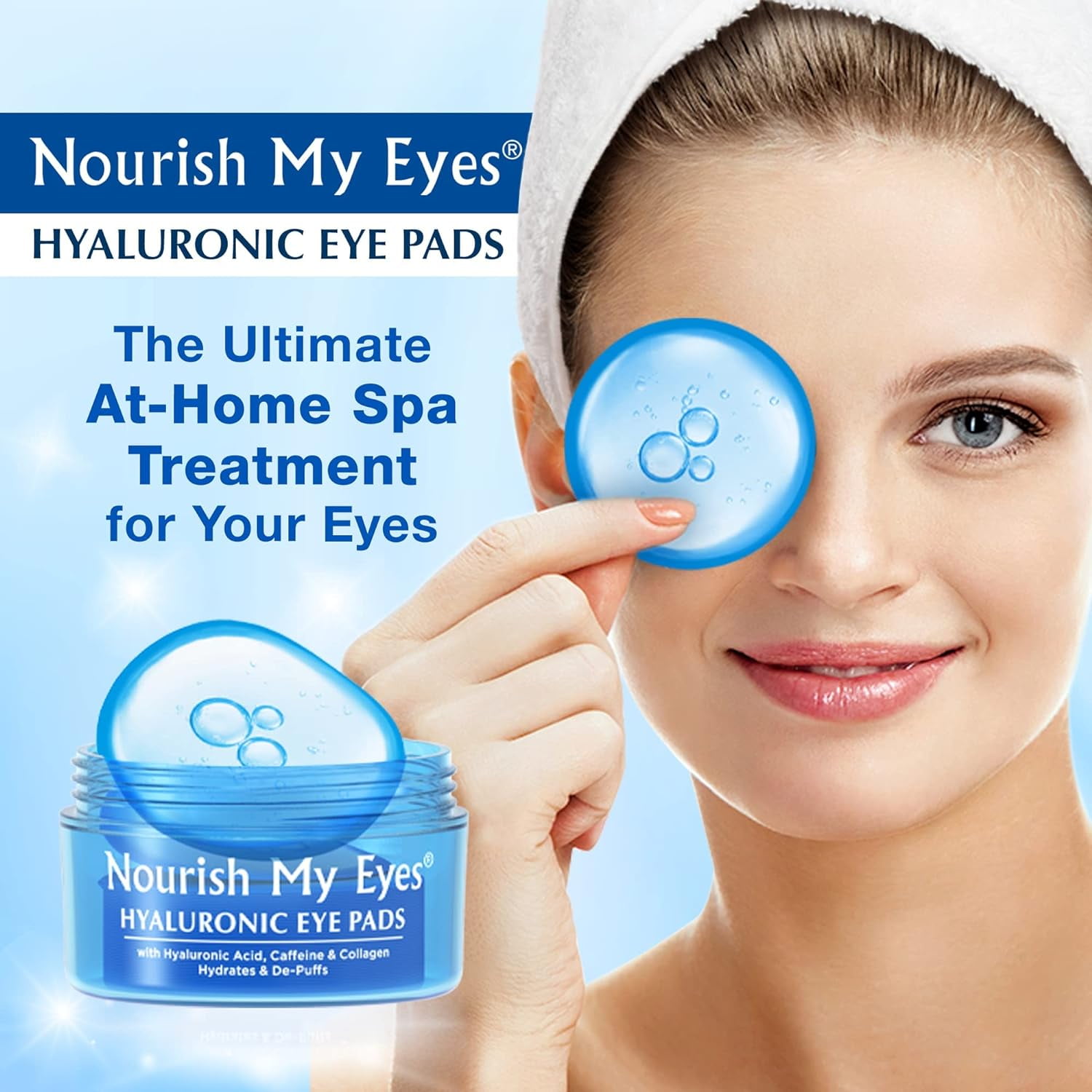 Fran Wilson Nourish My Eyes Eye Pads 36 ea (Hyaluronic) At-Home Spa ...