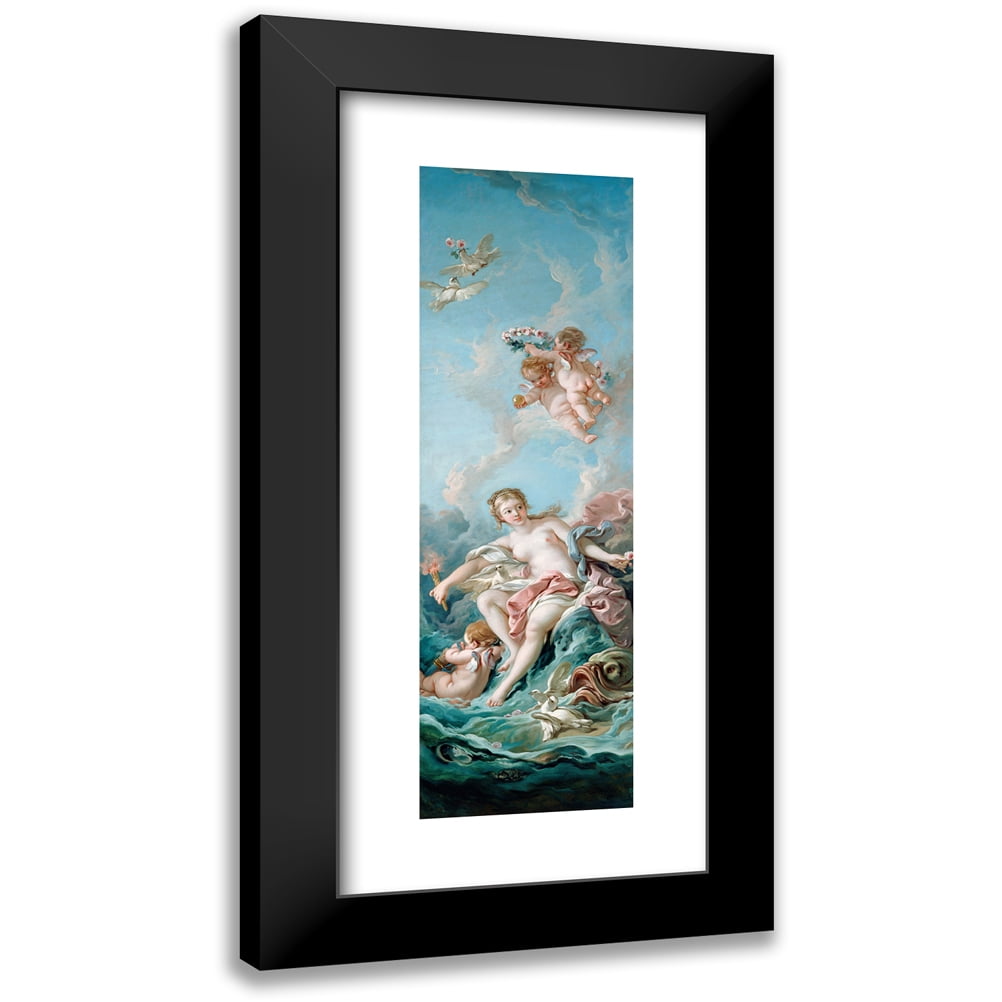 François Boucher 10x24 Black Modern Framed Museum Art Print Titled ...