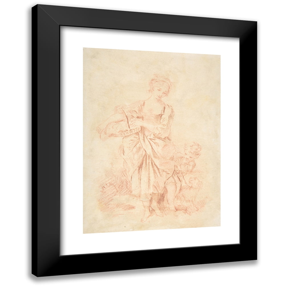 François Boucher 11x14 Black Modern Framed Museum Art Print Titled ...