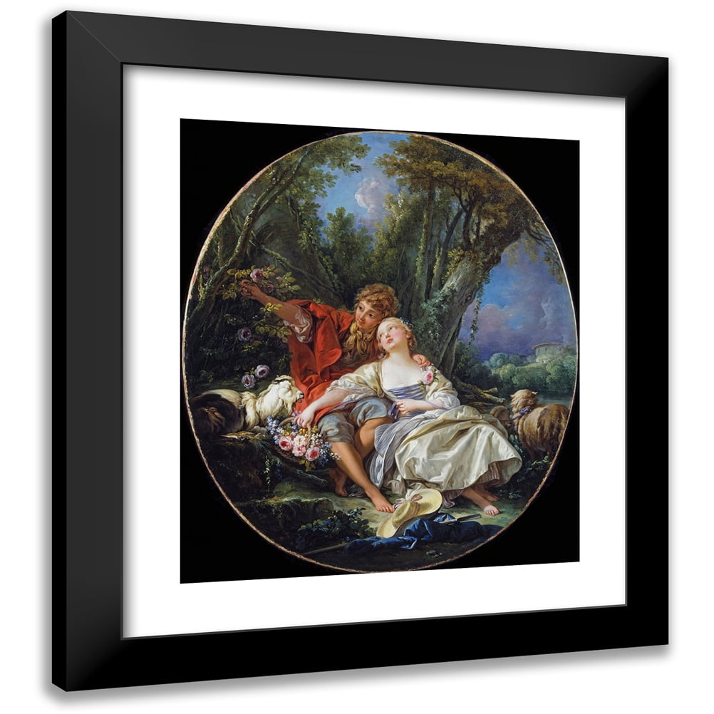 François Boucher 15x17 Black Modern Framed Museum Art Print Titled ...