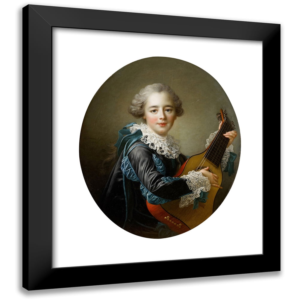 François-Hubert Drouais 12x14 Black Modern Framed Museum Art Print ...