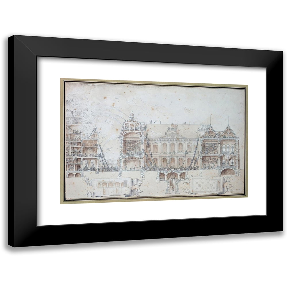 François-Joseph Bélanger 24x17 Black Modern Framed Museum Art Print ...