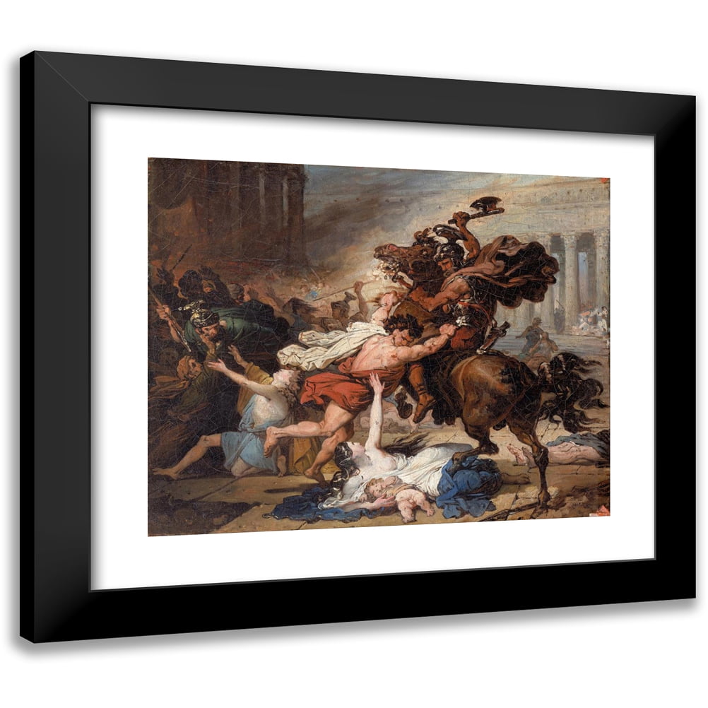 François Joseph Heim 14x12 Black Modern Framed Museum Art Print Titled ...