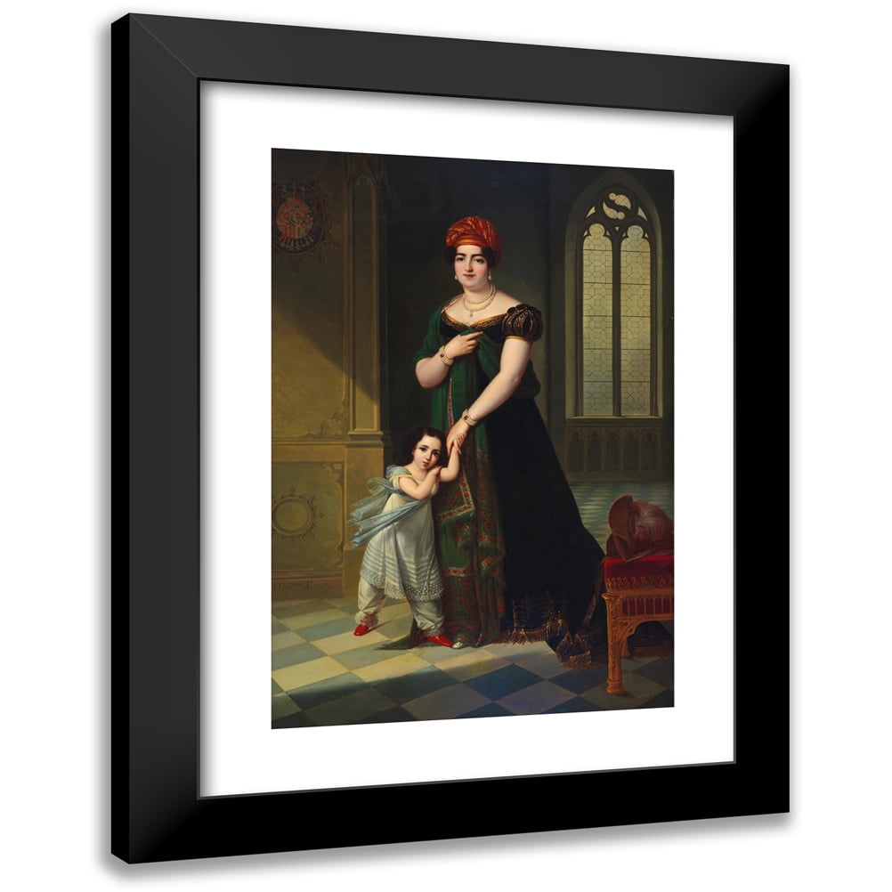 François Joseph Kinson 11x14 Black Modern Framed Museum Art Print ...