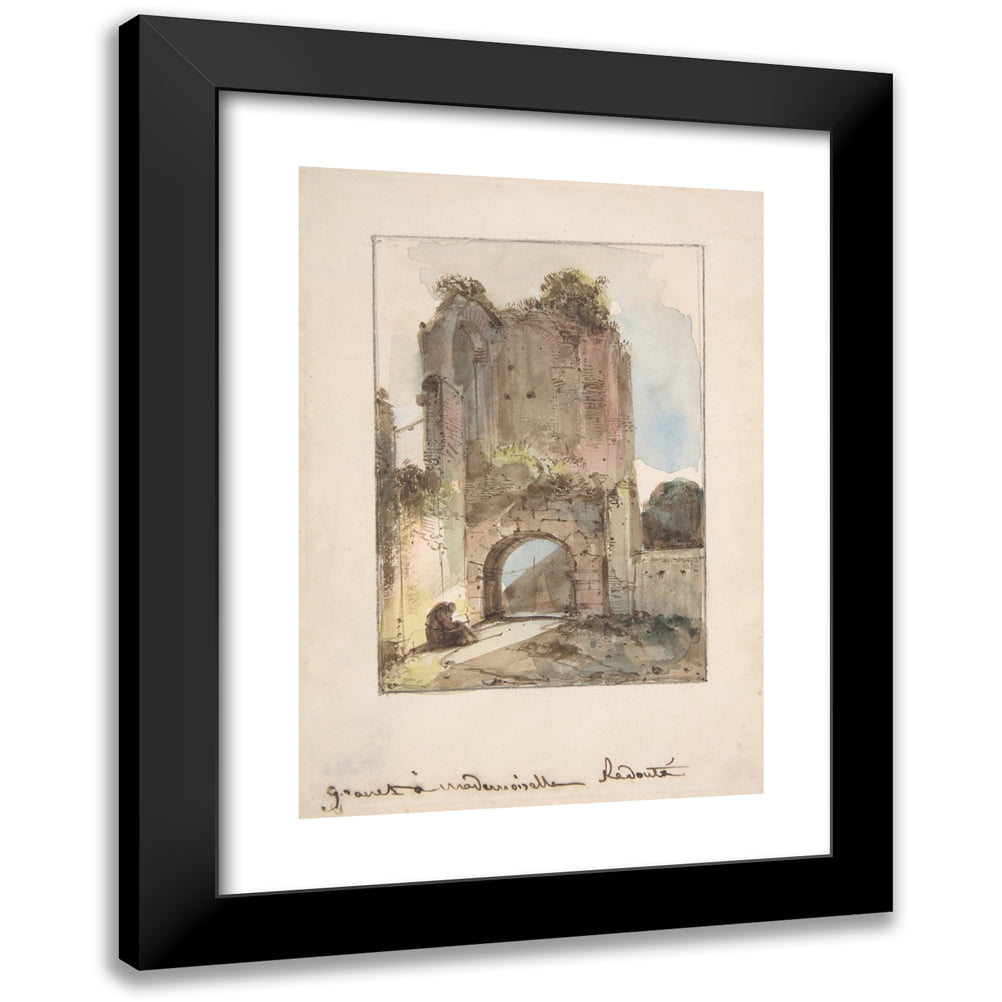 François-Marius Granet 11x14 Black Modern Framed Museum Art Print ...