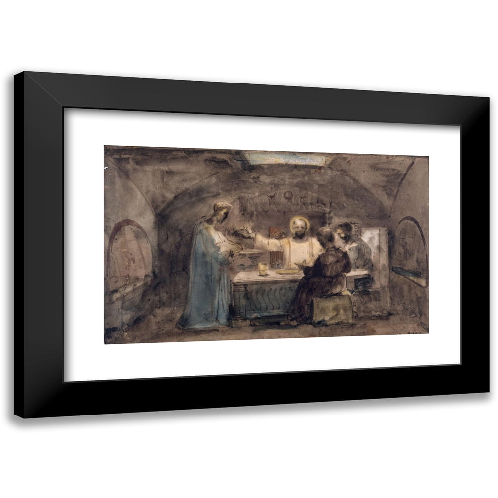 François-Marius Granet 14x11 Black Modern Framed Museum Art Print ...