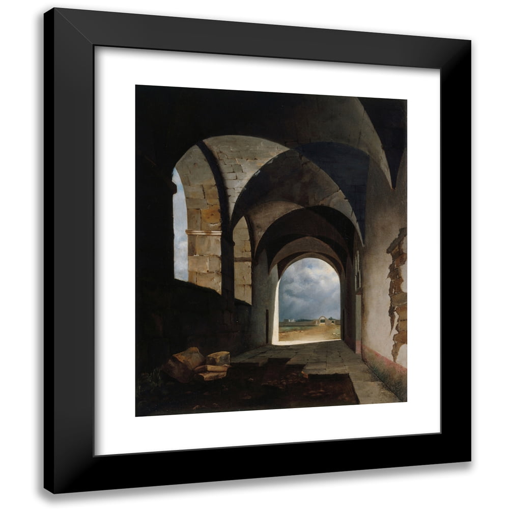 François-Marius Granet 15x18 Black Modern Framed Museum Art Print ...