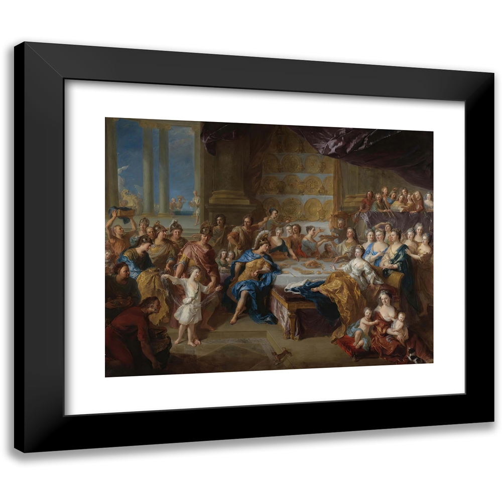 François de Troy 24x20 Black Modern Framed Museum Art Print Titled ...