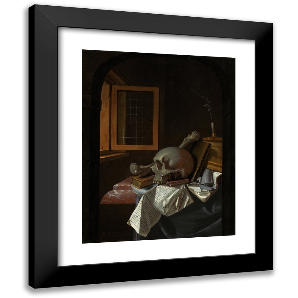 François van Daellen 19x24 Black Modern Framed Museum Art Print Titled ...
