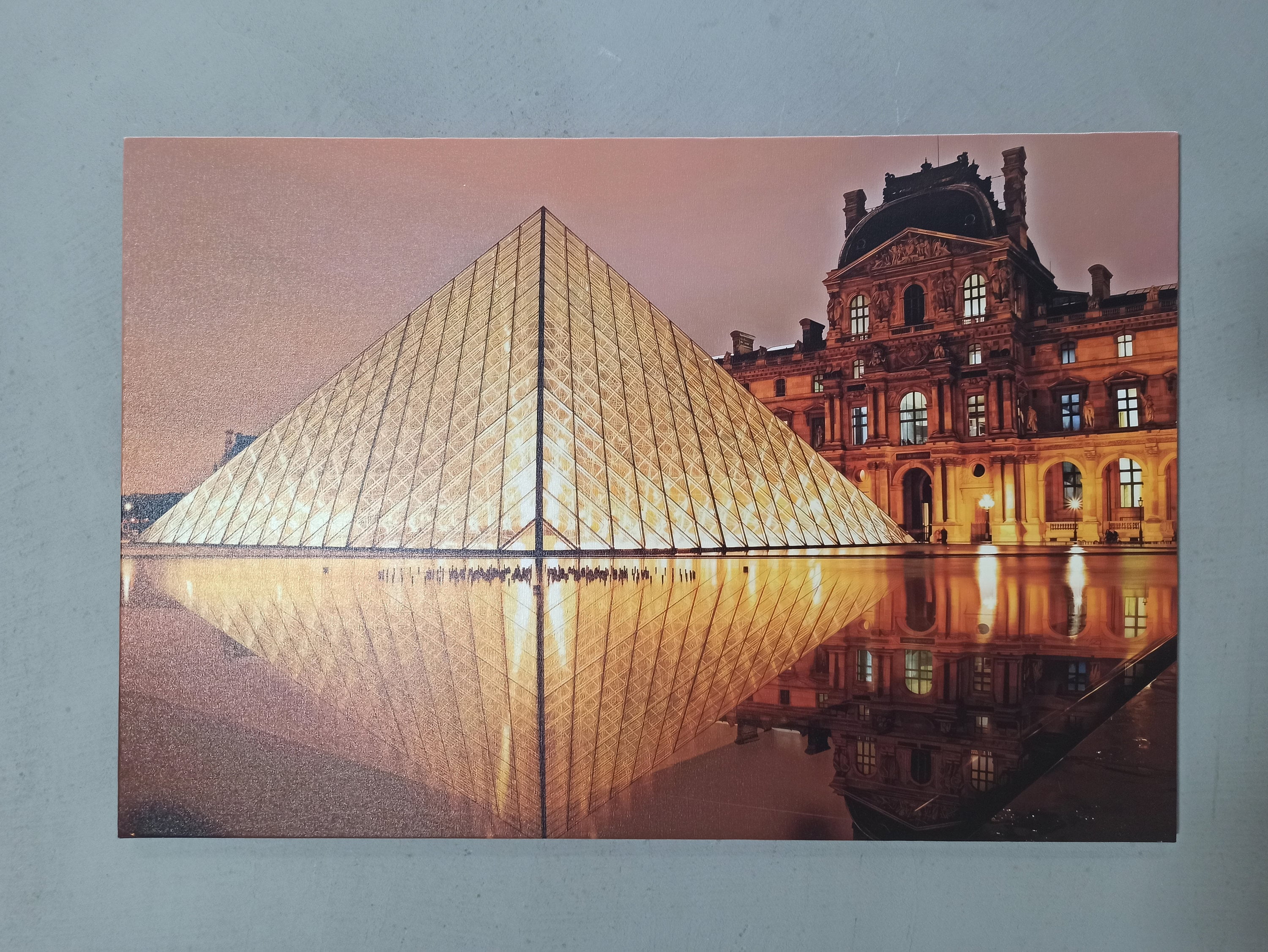 France Art Canvas, Louvre Museum Travel Art Canvas, Louvre Museum Wall ...