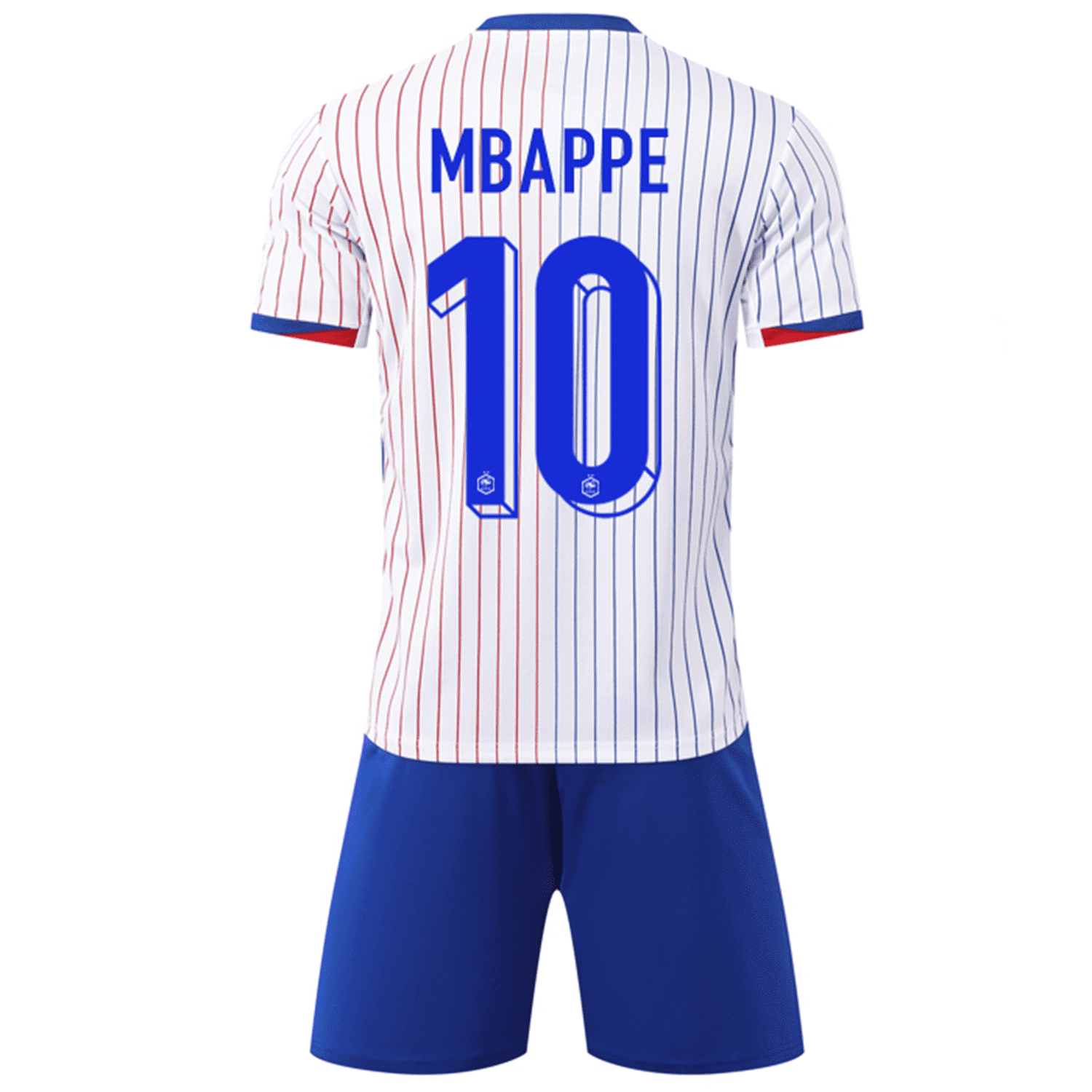 France Away Stadium Shirt 2024 with Mbappe 10 printing - Walmart.com