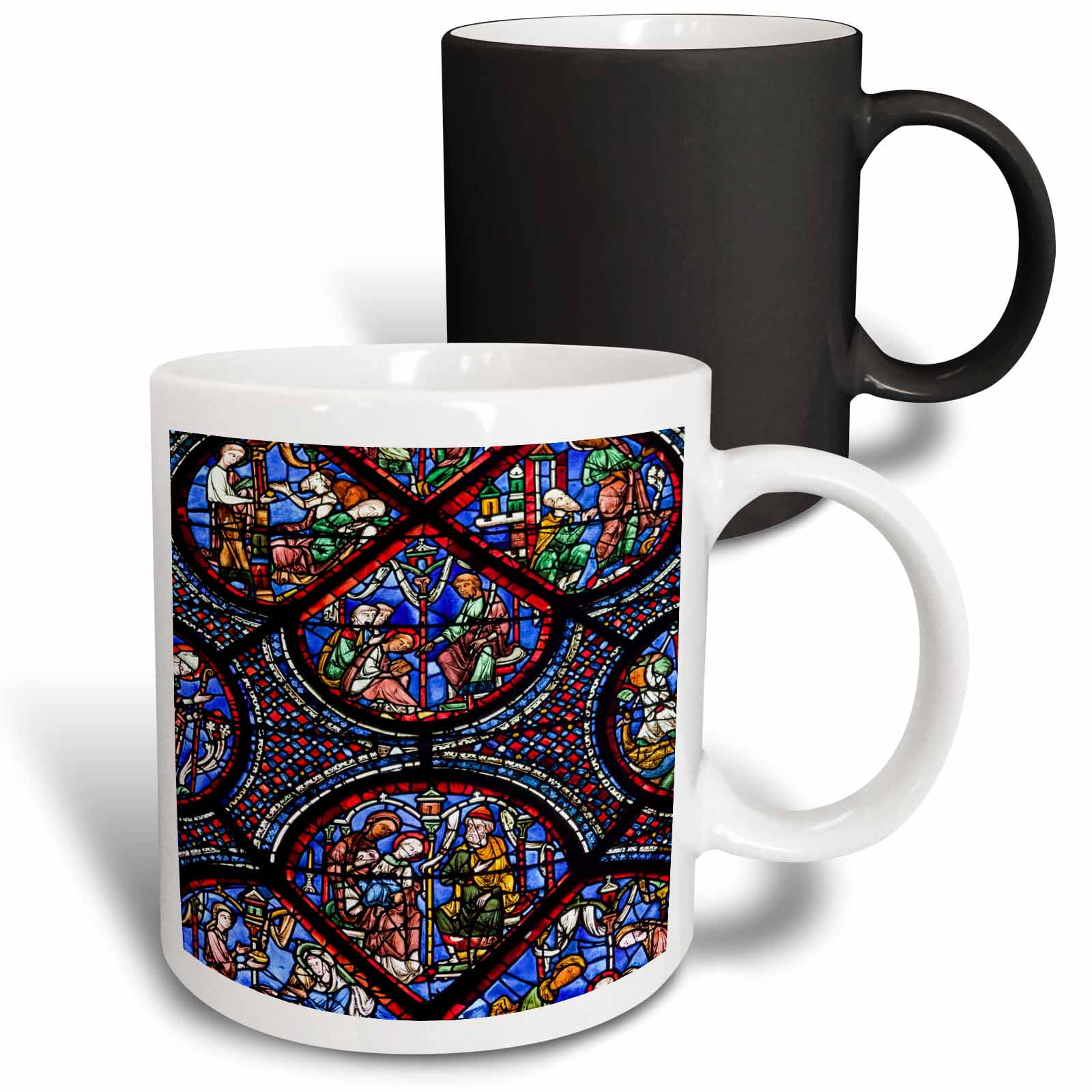 3drose, France, Centre, Chartres, Chartres Cathedral, Stained Glass ...