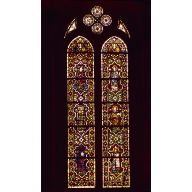 France Chartres Chartres Cathedral Stained Glass Saints Poster Print ...