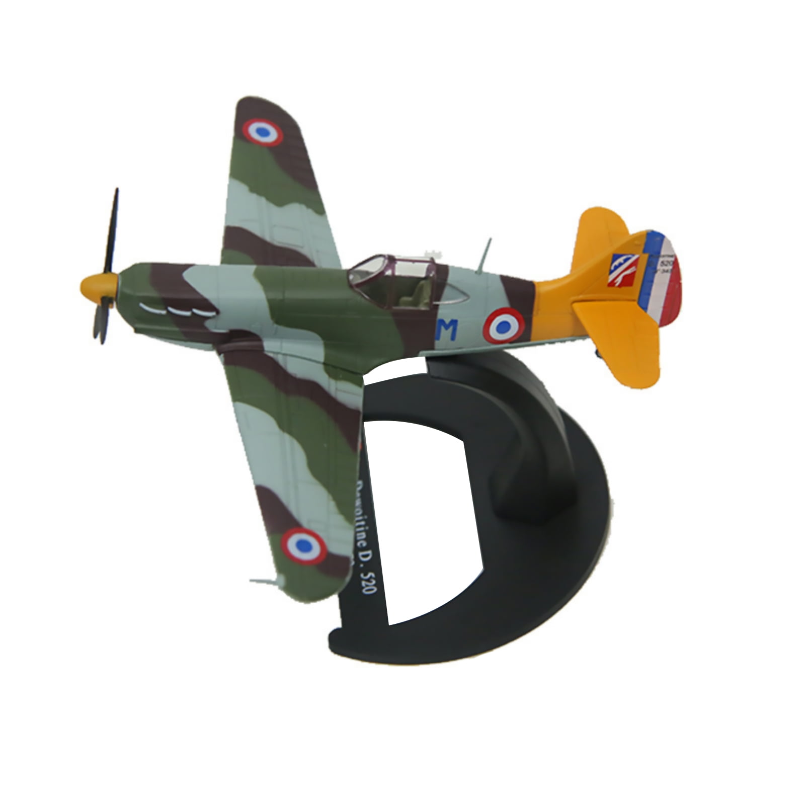 France Dewoitine D.520 Fighter Model Airplane 1:72 Scale, High-Quality ...