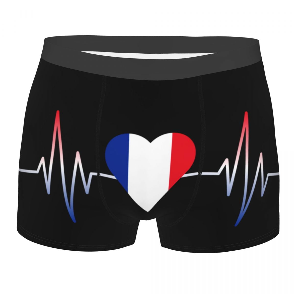 France Flag Boxer Shorts For Men 3D Print Male French Proud Underwear ...