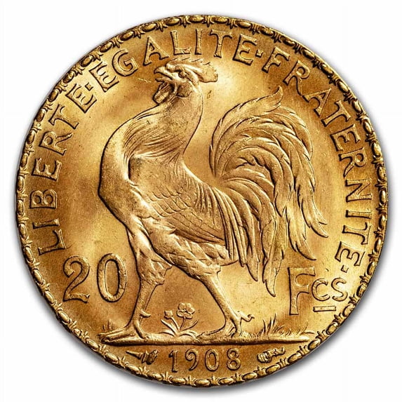 French Gold 20 Francs Coin (1899-1914) AU - Popular Bullion, Marianne ...