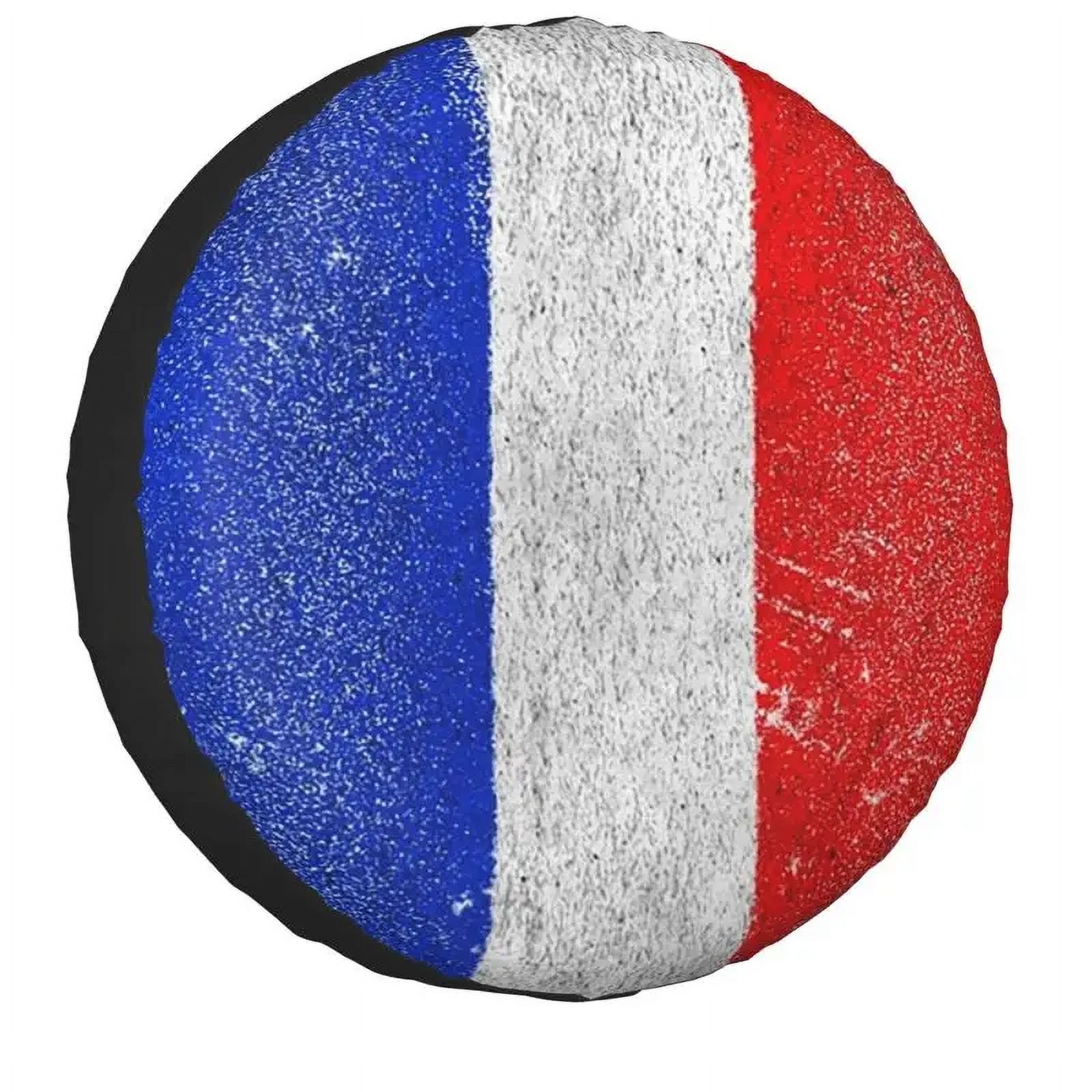 France Map Tourist Attractions Flag Spare Wheel Cover Fit for ...