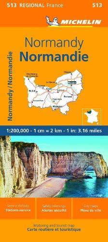 France: Normandy Map 513 (Sheet map, folded) - Walmart.com