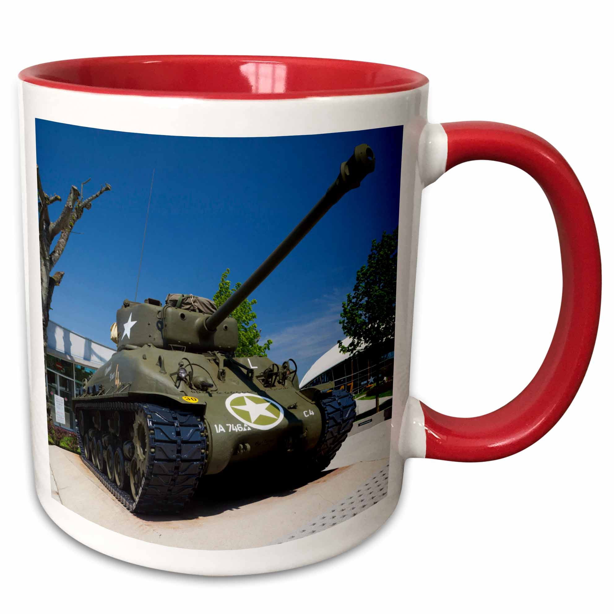 France, Normandy, WWII US Sherman tank - EU09 WBI4032 - Walter Bibikow ...