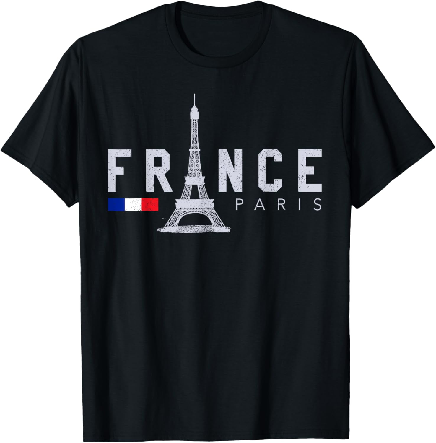 France Paris T-Shirt French Flag Eiffel Tower Souvenir Gift T-Shirt ...