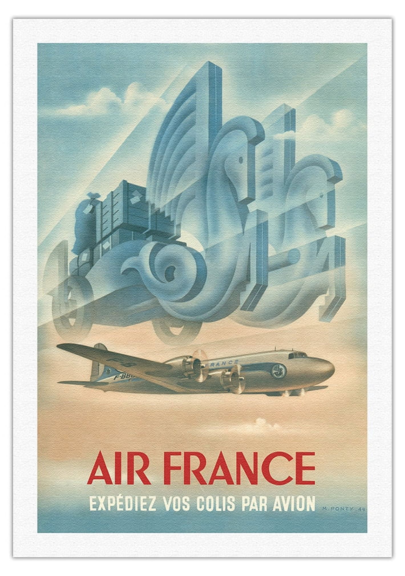 France - Ship Your Parcels By Plane (Expédiez Vos Colis Par Avion) Air ...