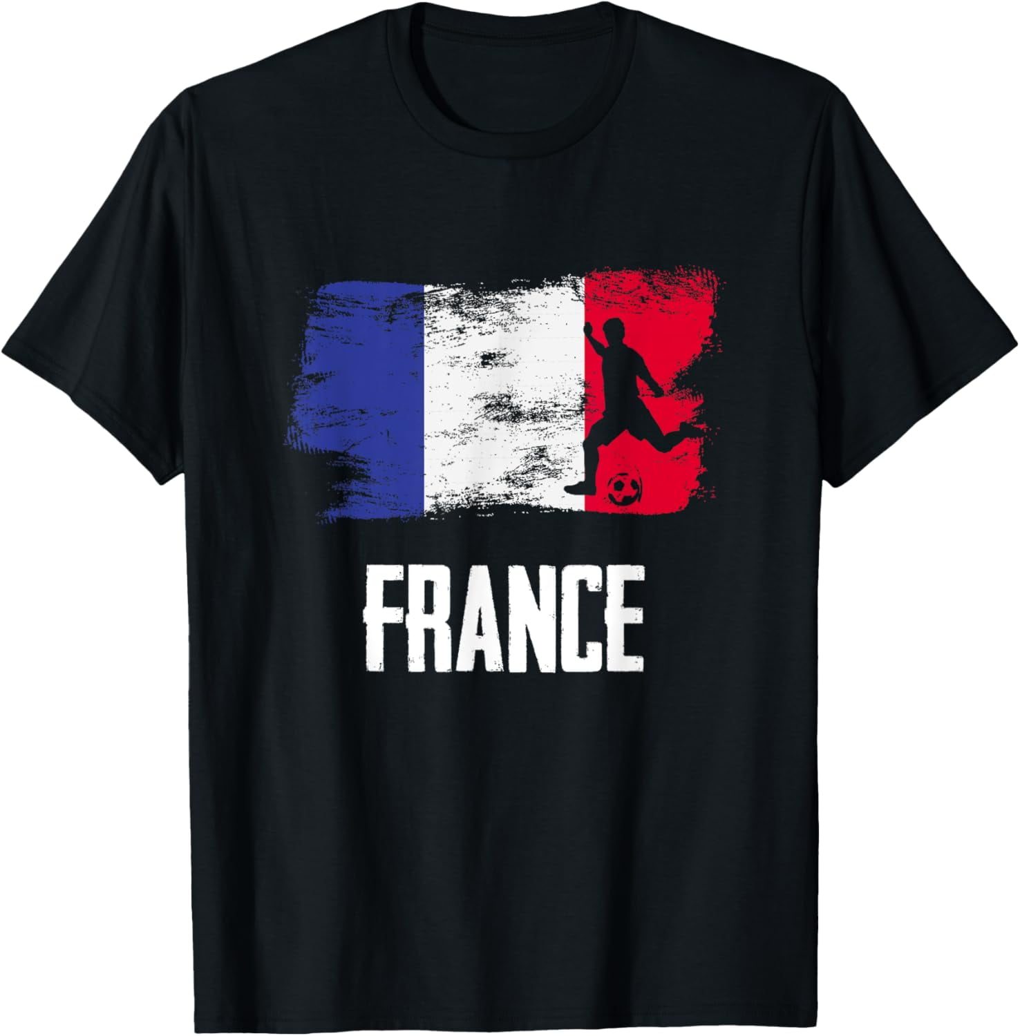 France Signature Flag Pole - Elegant Patriotic French Flag T-Shirt ...
