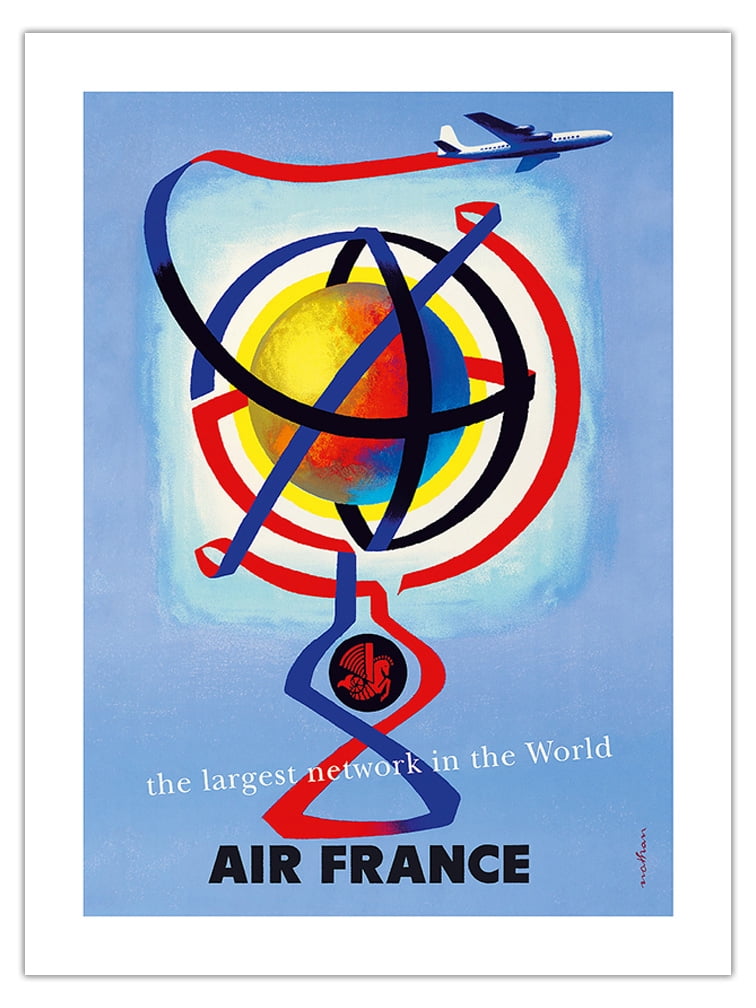 France - The Largest Network in the World - Vintage Airline Travel ...