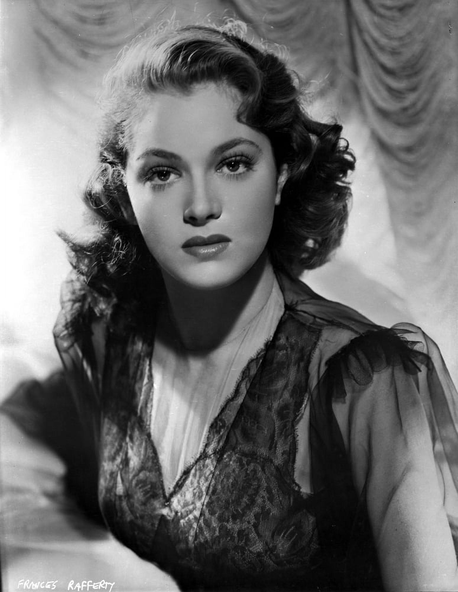 Frances Rafferty on a See Through Top Photo Print (8 x 10) - Walmart.com