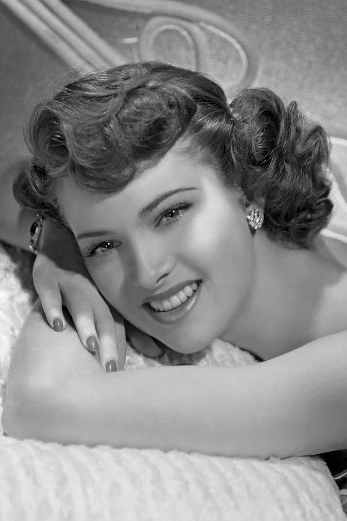 Frances Rafferty sweet smile on hands face shot 24x36 Poster - Walmart.com