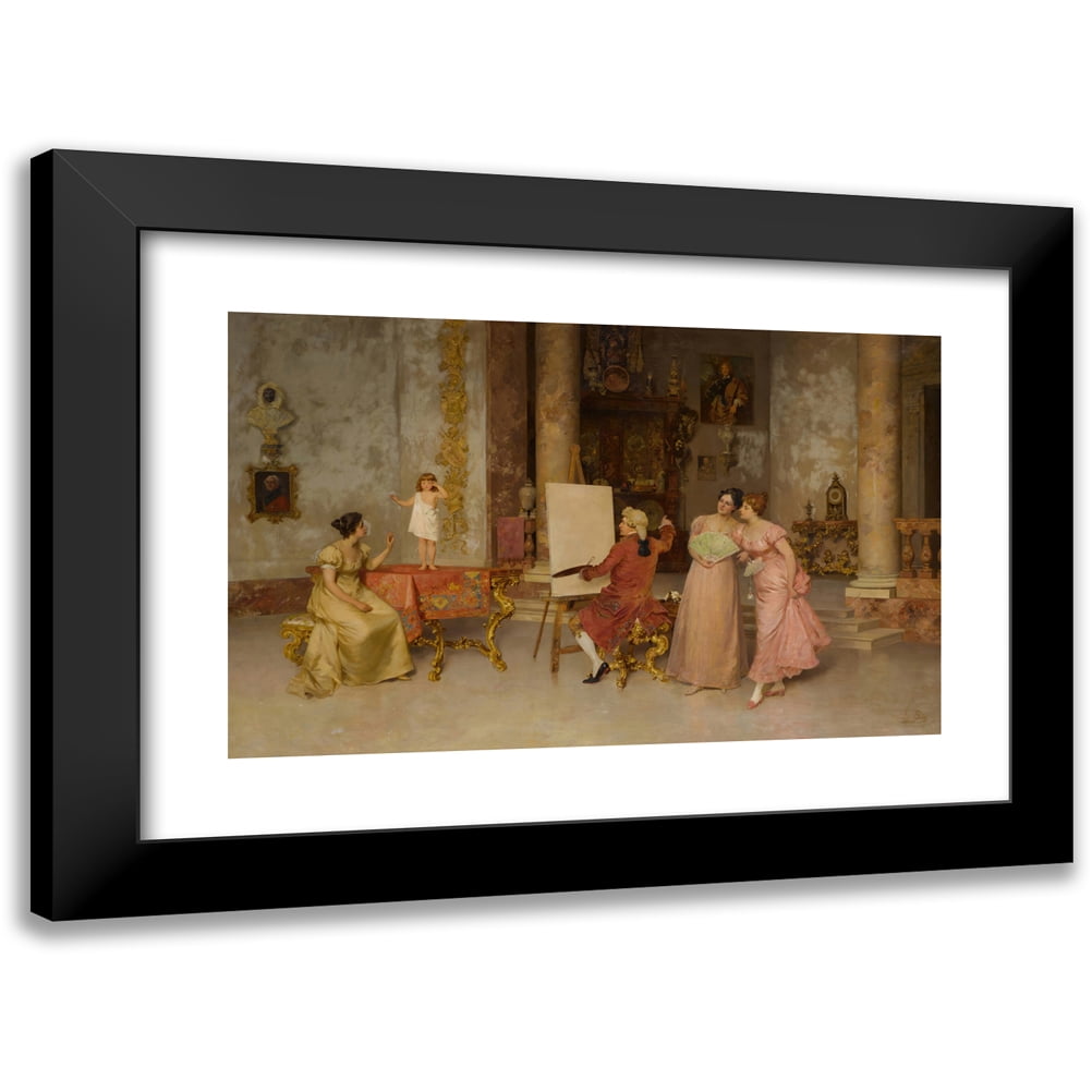Francesco Beda 18x13 Black Modern Framed Museum Art Print Titled - The ...