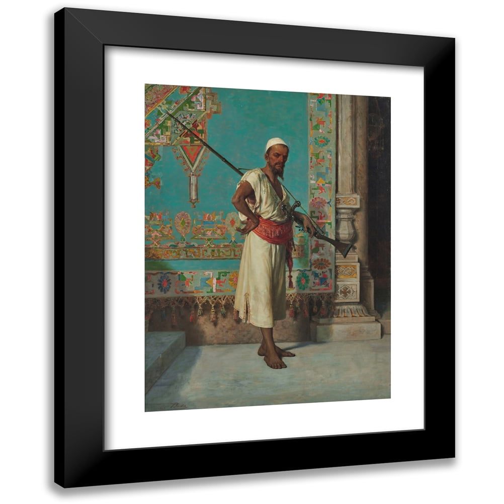 Francesco Beda 19x24 Black Modern Framed Museum Art Print Titled ...