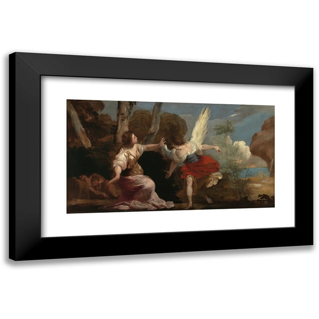 Francesco Maffei 18x12 Black Modern Framed Museum Art Print Titled ...