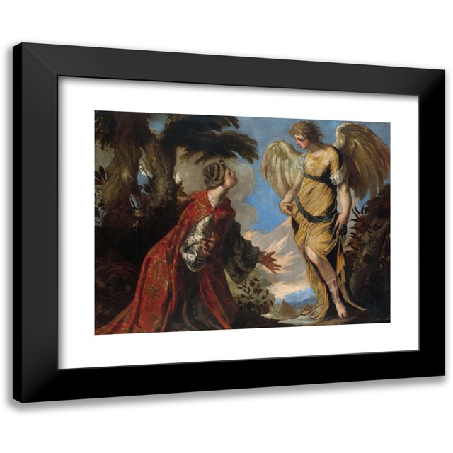 Francesco Maffei 24x19 Black Modern Framed Museum Art Print Titled ...