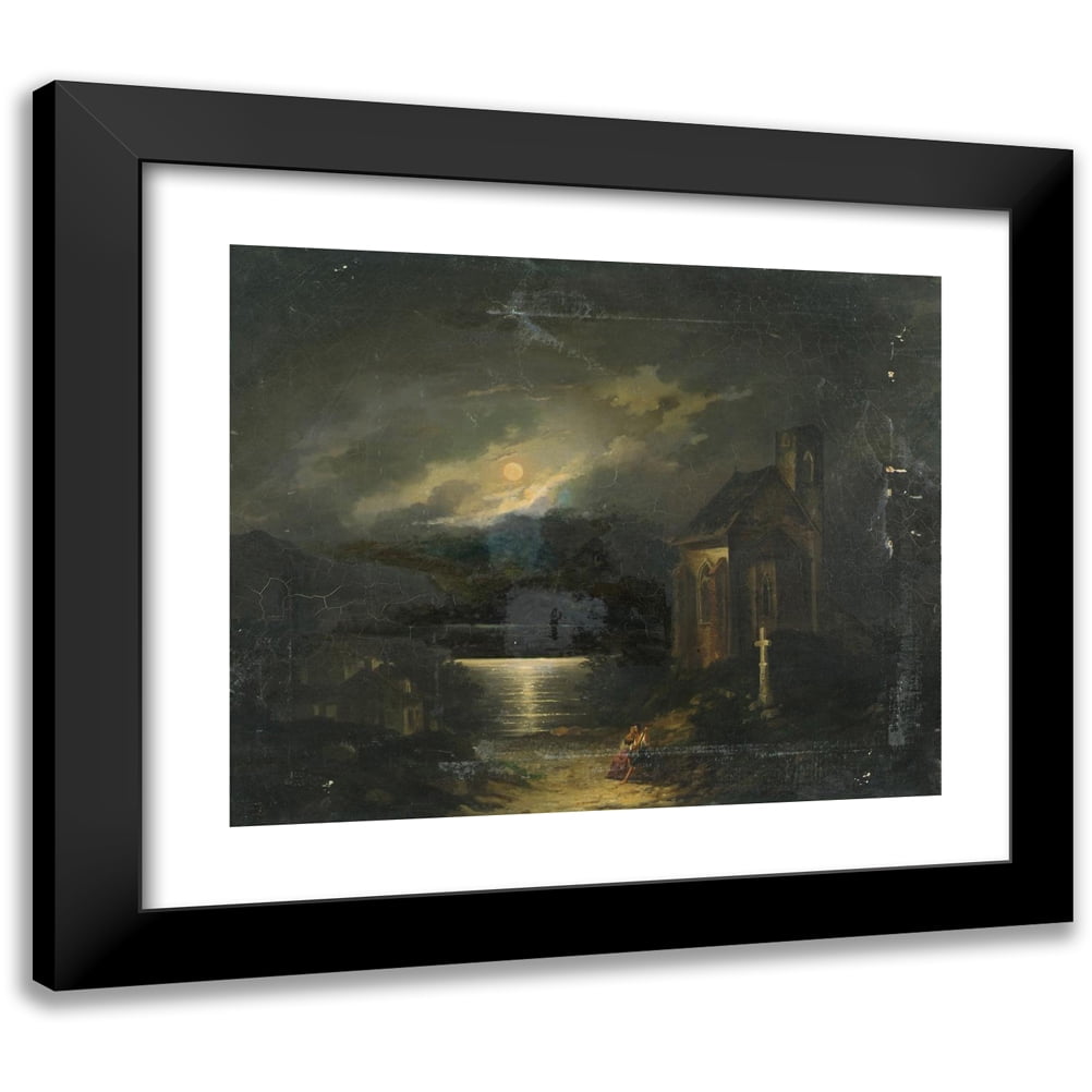 Francesco Milani 14x12 Black Modern Framed Museum Art Print Titled ...