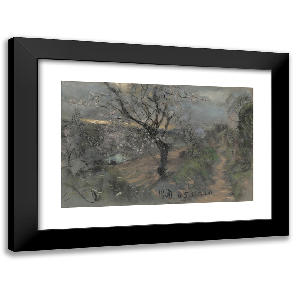 Francesco Paolo Michetti 24x17 Black Modern Framed Museum Art Print ...