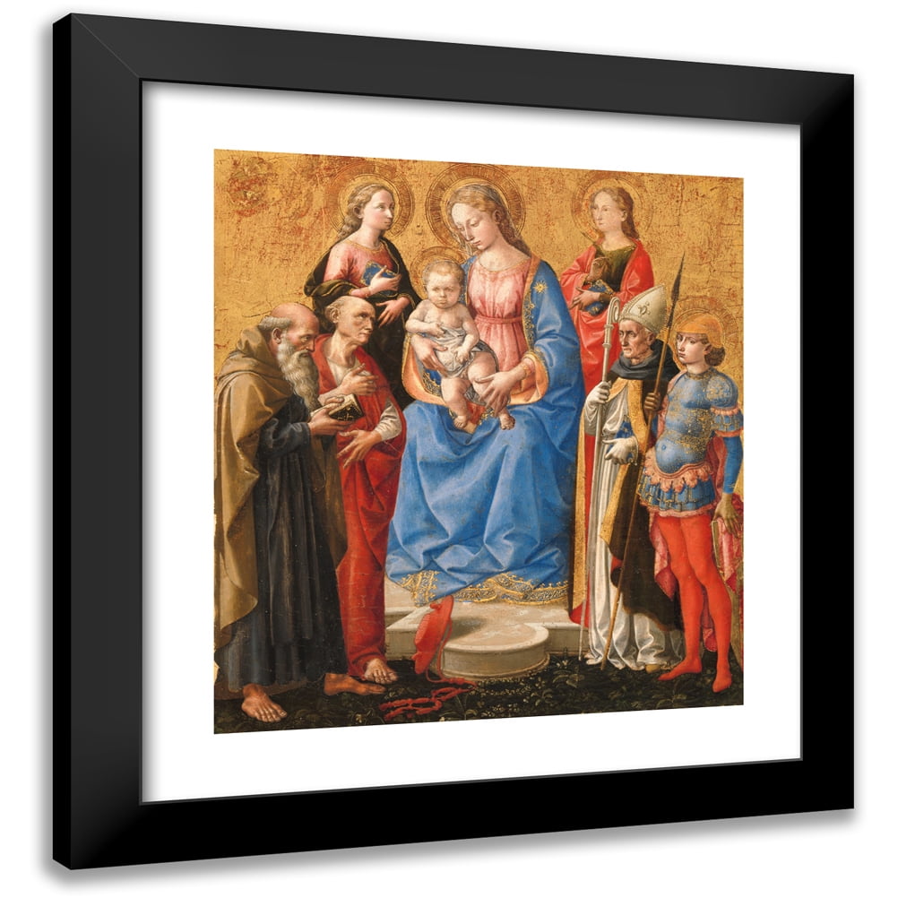 Francesco Pesellino 15x16 Black Modern Framed Museum Art Print Titled ...