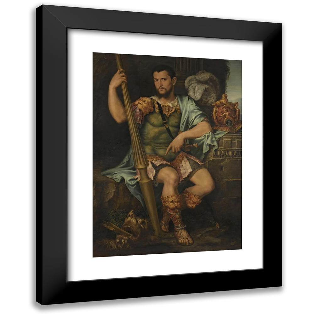Francesco Primaticcio 18x24 Black Modern Framed Museum Art Print Titled ...