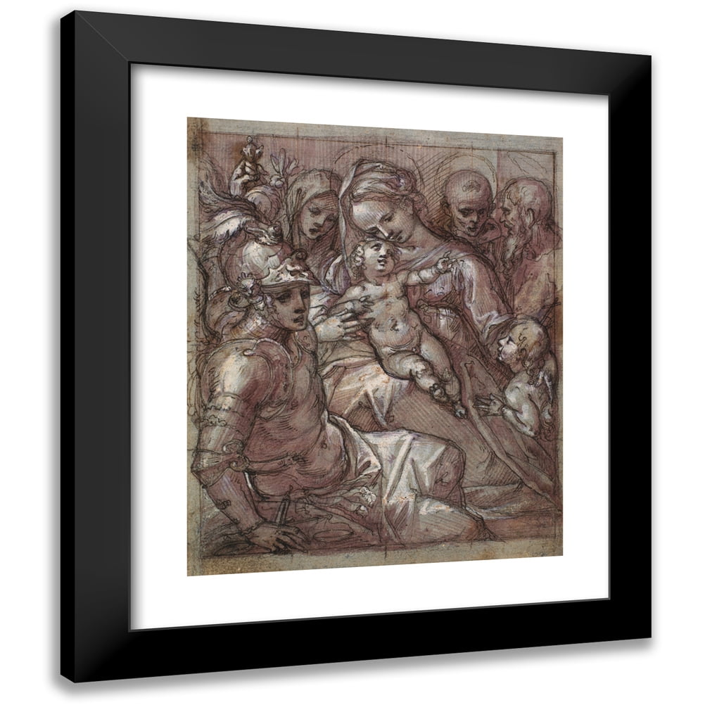 Francesco Rustici 15x18 Black Modern Framed Museum Art Print Titled ...