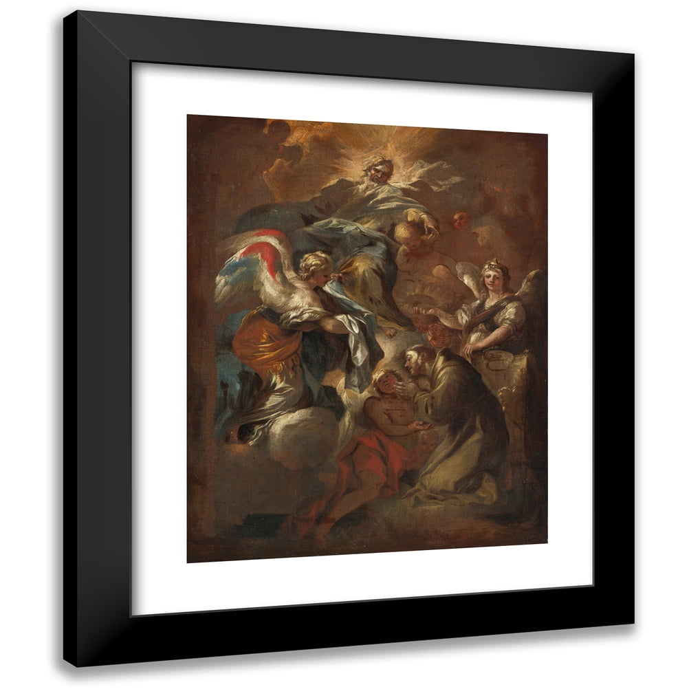 Francesco Solimena 12x14 Black Modern Framed Museum Art Print Titled ...