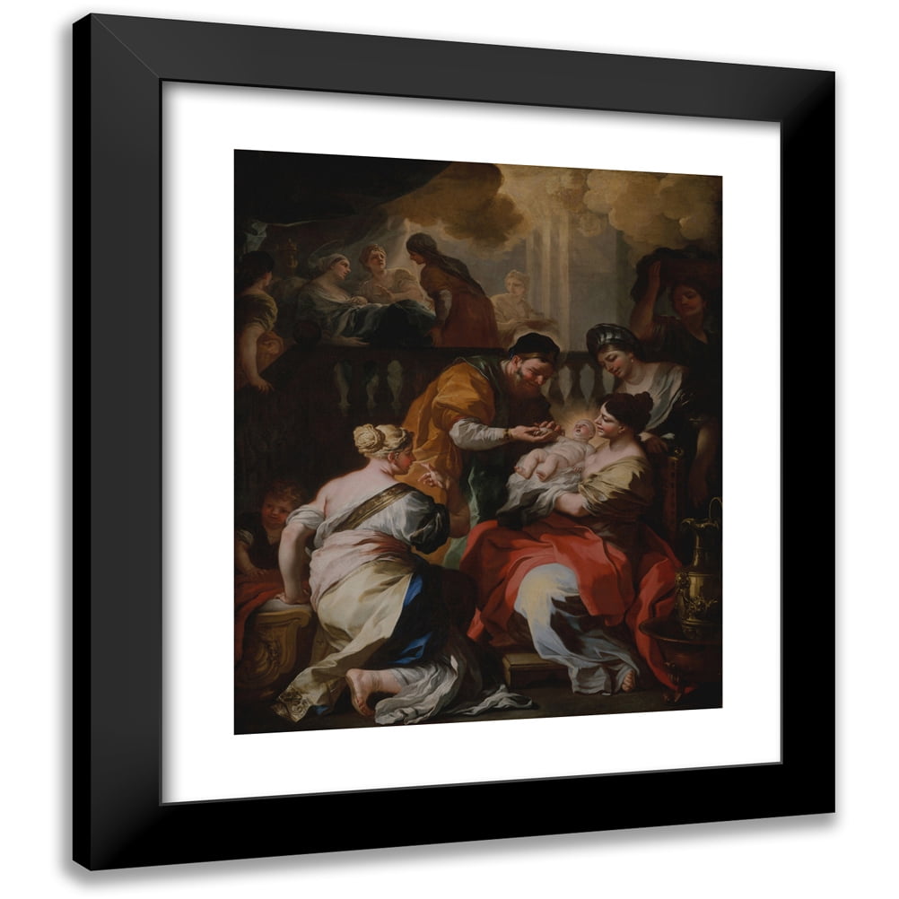Francesco Solimena 12x14 Black Modern Framed Museum Art Print Titled ...