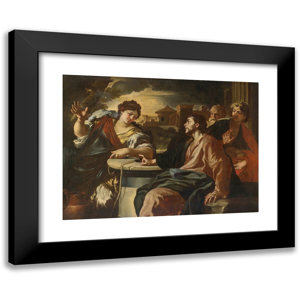 Francesco Solimena 24x19 Black Modern Framed Museum Art Print Titled ...