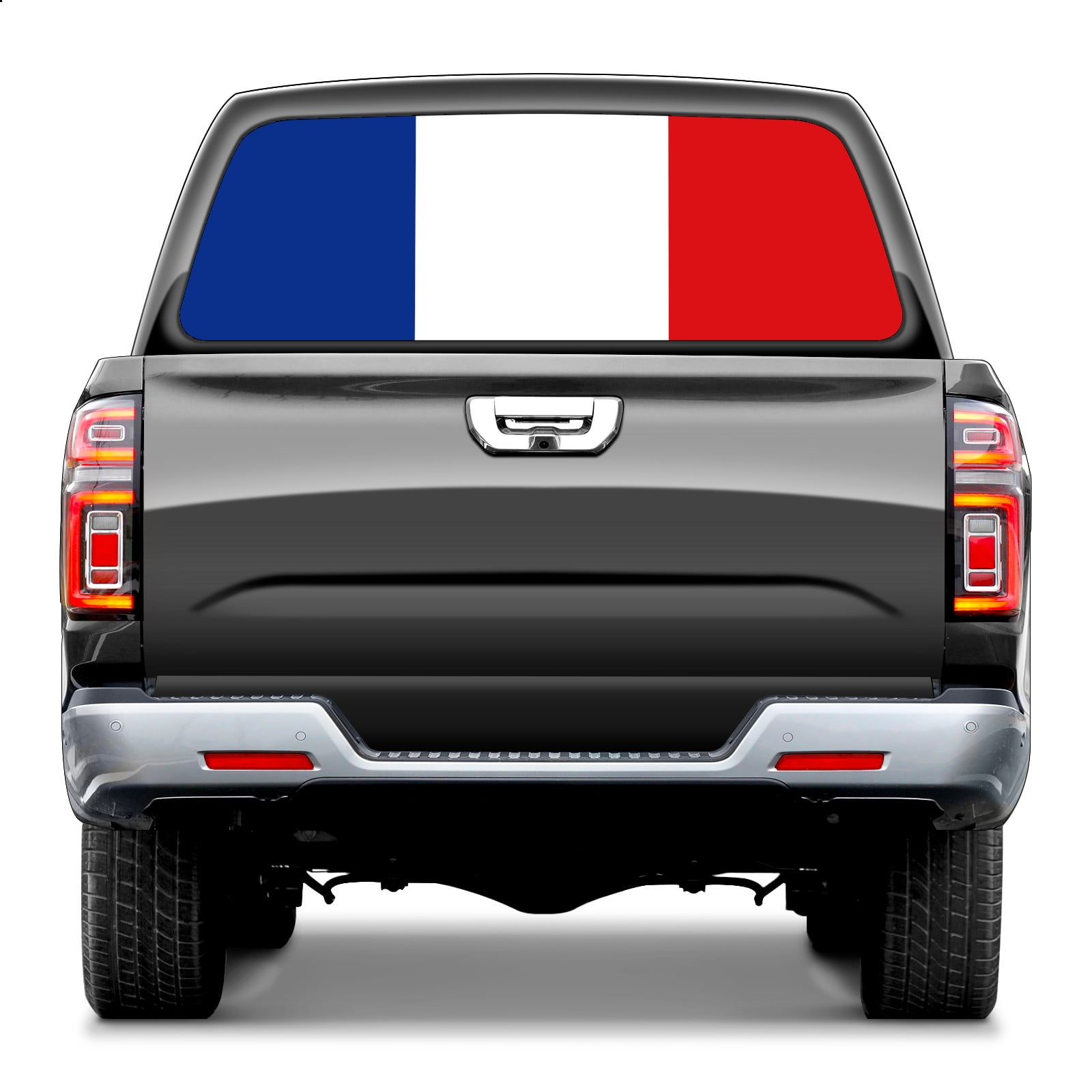 Franch Paris Flag Rear Window Decals for Trucks- Pickup Car Window ...