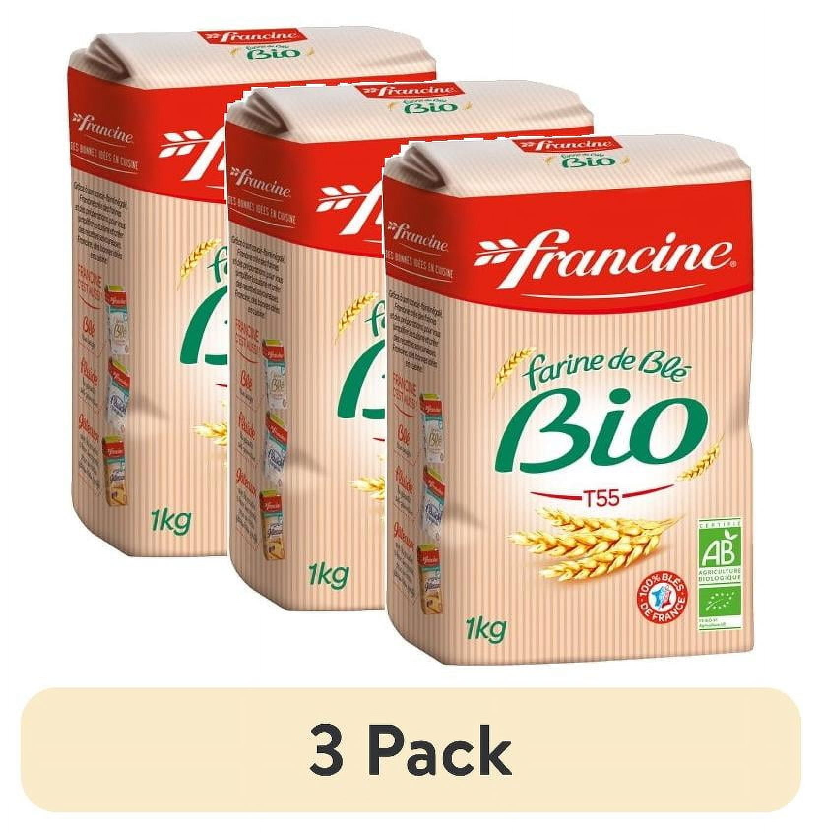(3 pack) Francine Farine de Ble Bio - French All Purpose Organic Wheat ...