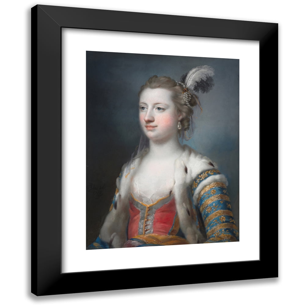 Francis Cotes 19x24 Black Modern Framed Museum Art Print Titled - The ...