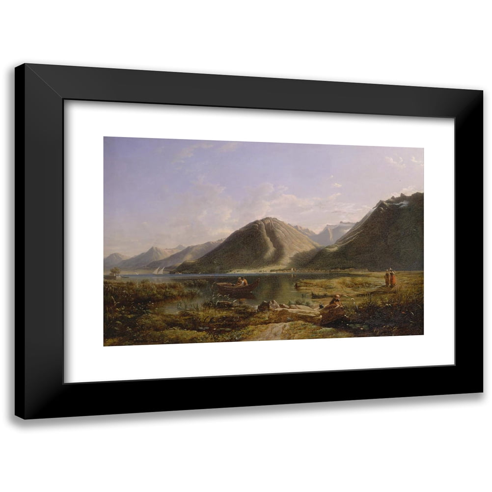 Francis Danby 14x11 Black Modern Framed Museum Art Print Titled - End ...