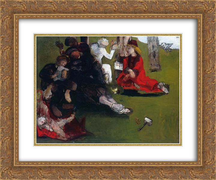 Francis Gruber 2x Matted 24x20 Gold Ornate Framed Art Print ...