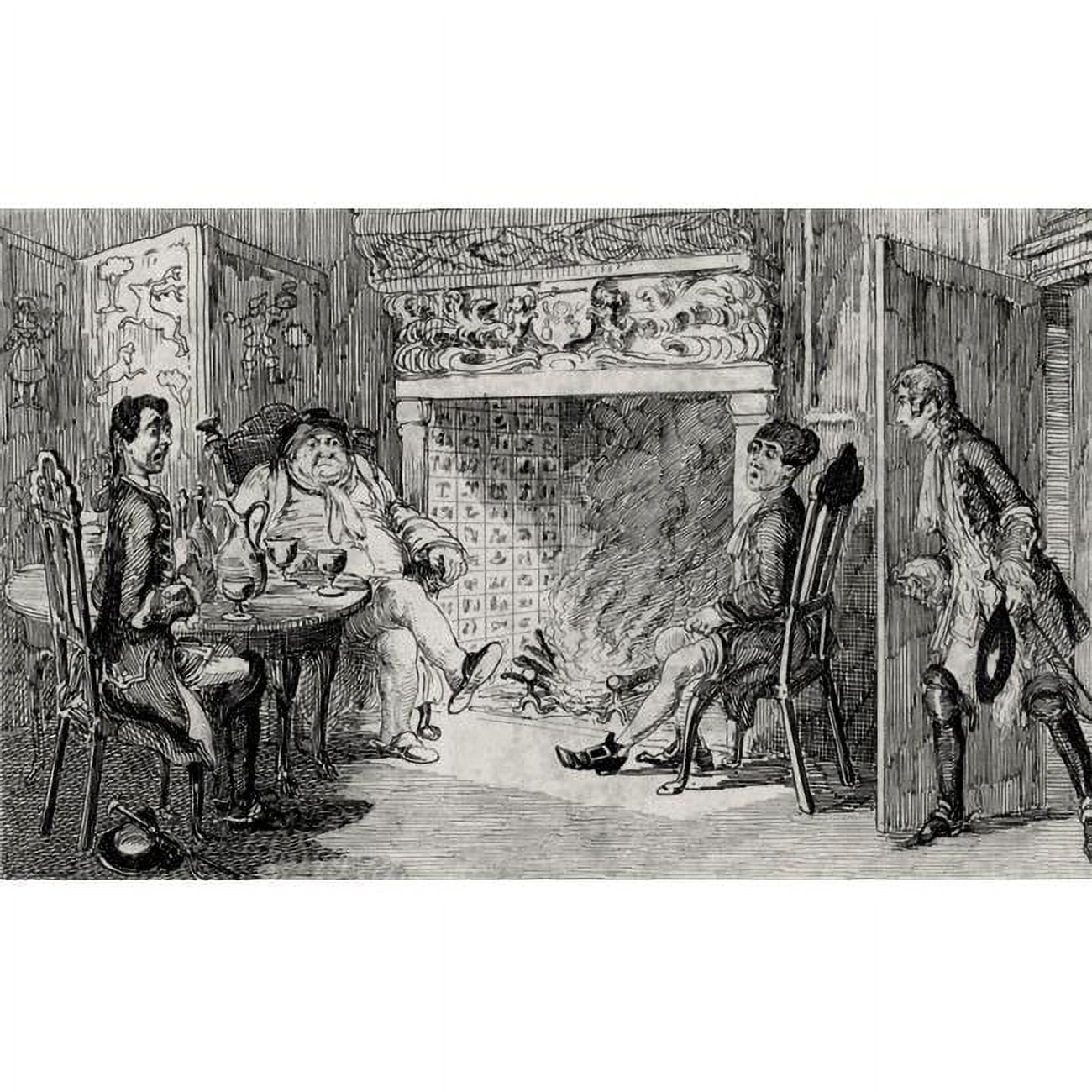 Francis Osbaldistone At Squire Inglewoods Engraving by George ...