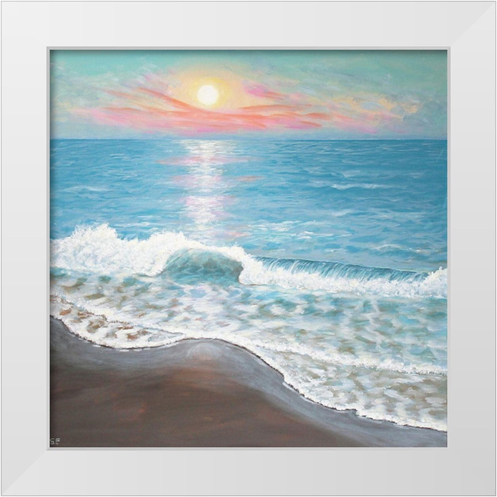 Francis, Sandra 26x26 White Modern Wood Framed Museum Art Print Titled ...